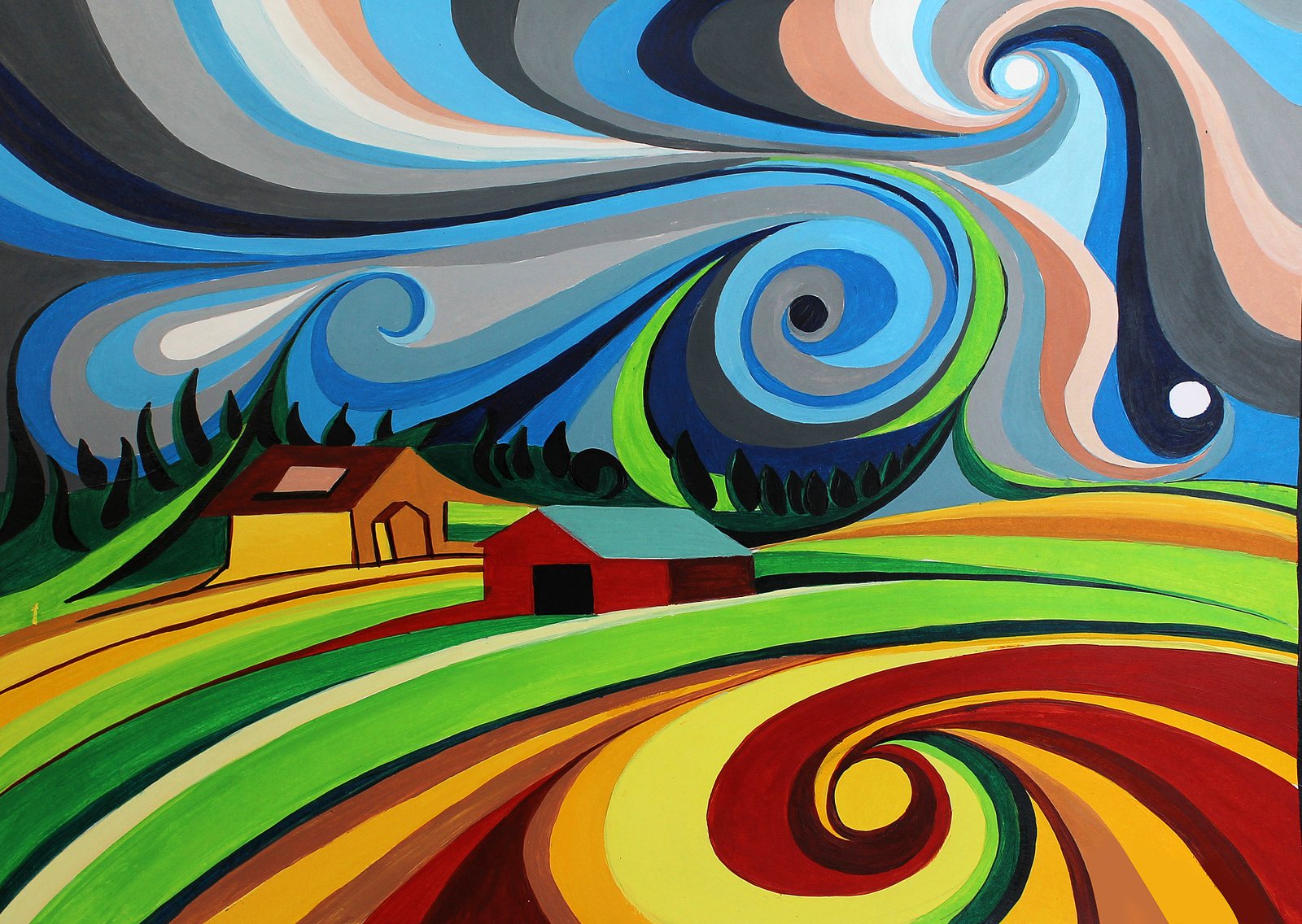 Handmade Painting Dreamland – Adhyyan Craftsmanship Ltd