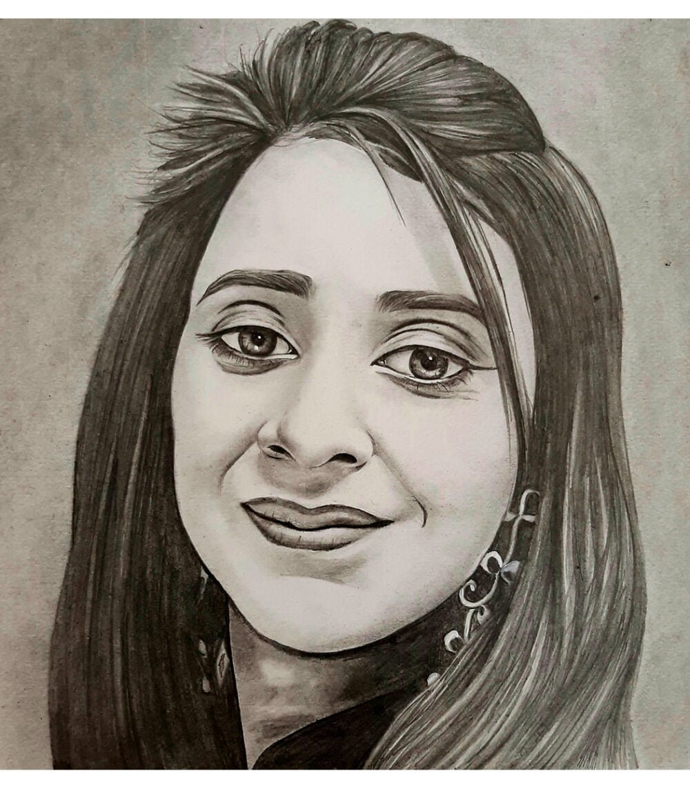 Handmade Pencil Shading Portrait - Adhyyan Craftsmanship Ltd